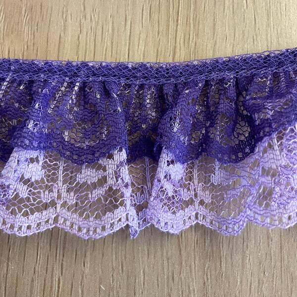 Purple Lace Fabric - Etsy