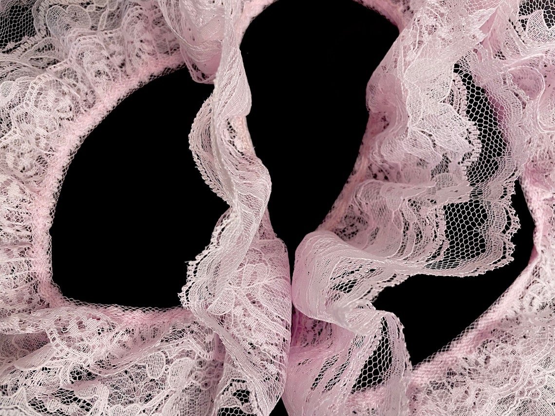 Light Pink Ruffled Lace 3 Inch Lace 3 Tier Lace Trim - Etsy