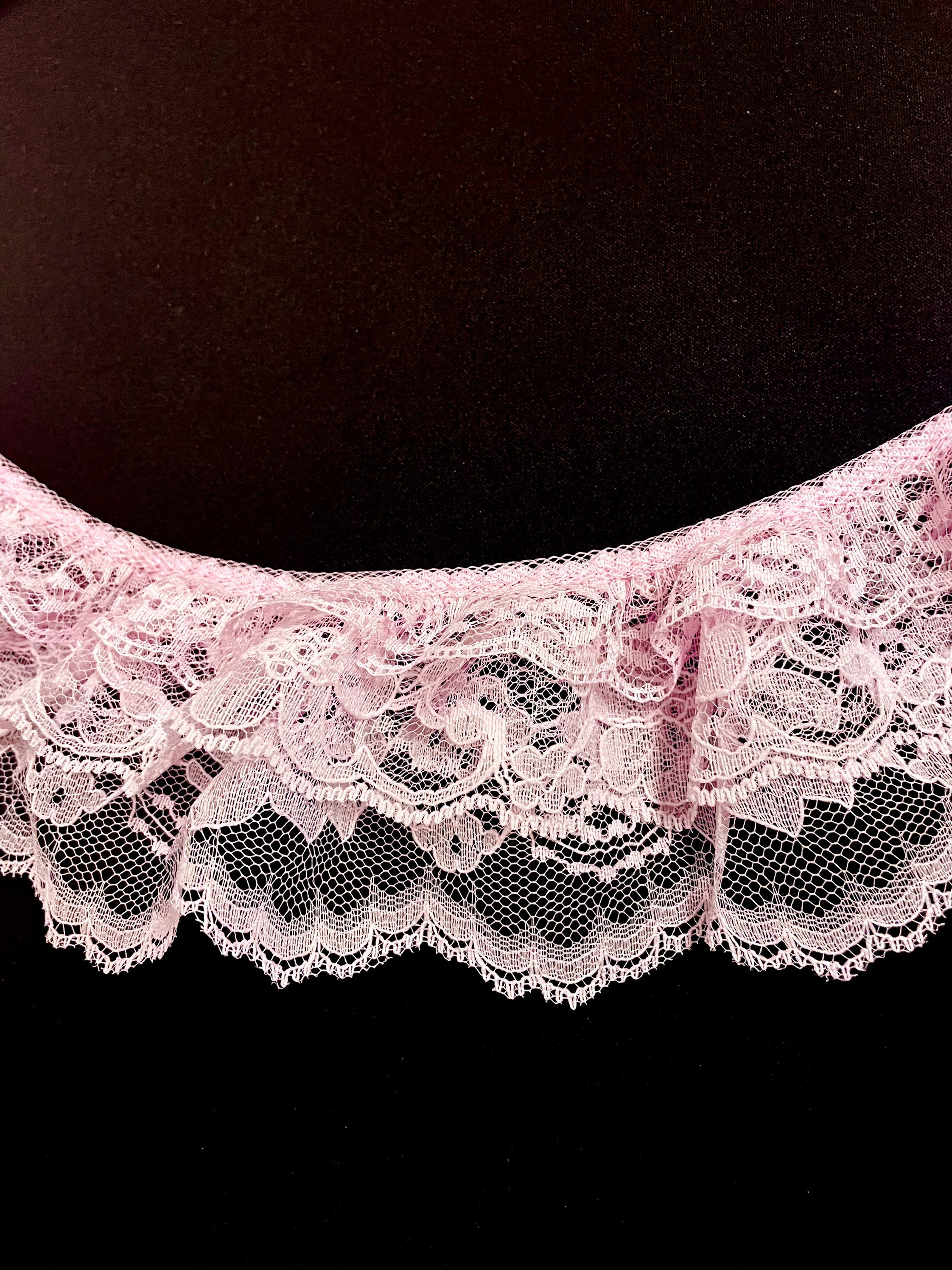 Light Pink Ruffled Lace 3 Inch Lace 3 Tier Lace Trim - Etsy
