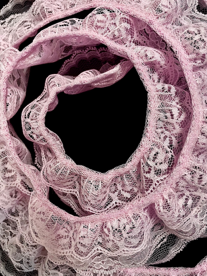 Light Pink Ruffled Lace 3 Inch Lace 3 Tier Lace Trim - Etsy