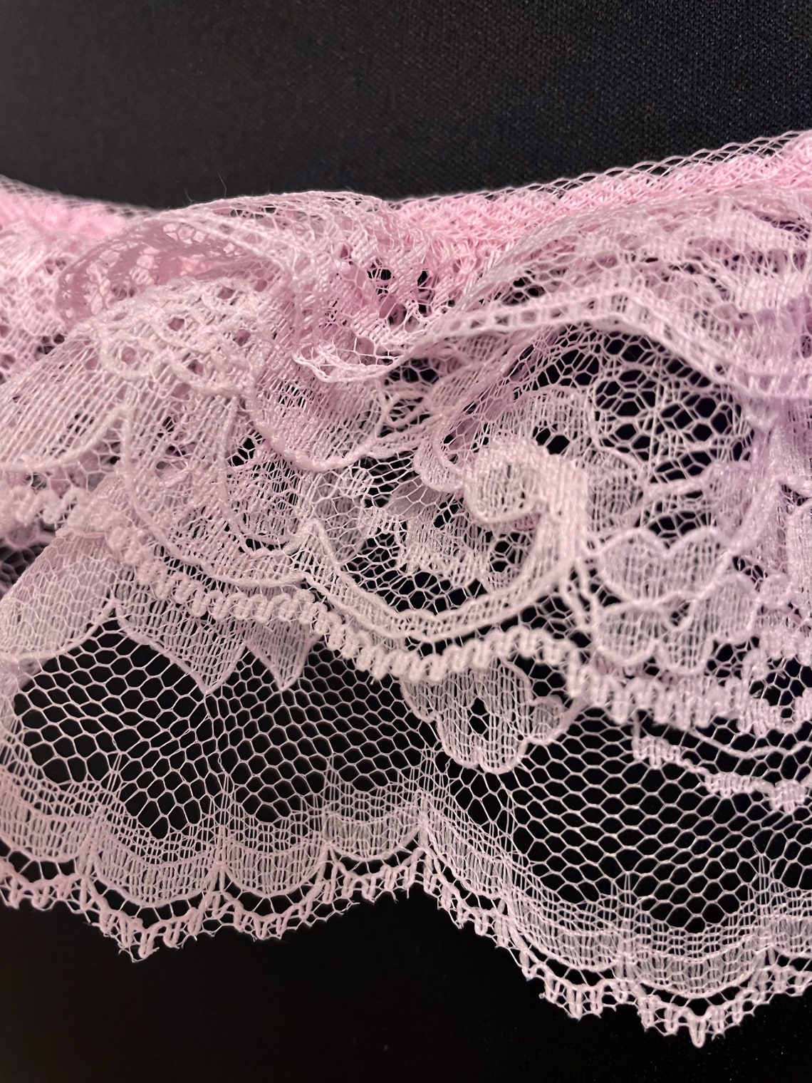 Light Pink Ruffled Lace 3 Inch Lace 3 Tier Lace Trim - Etsy