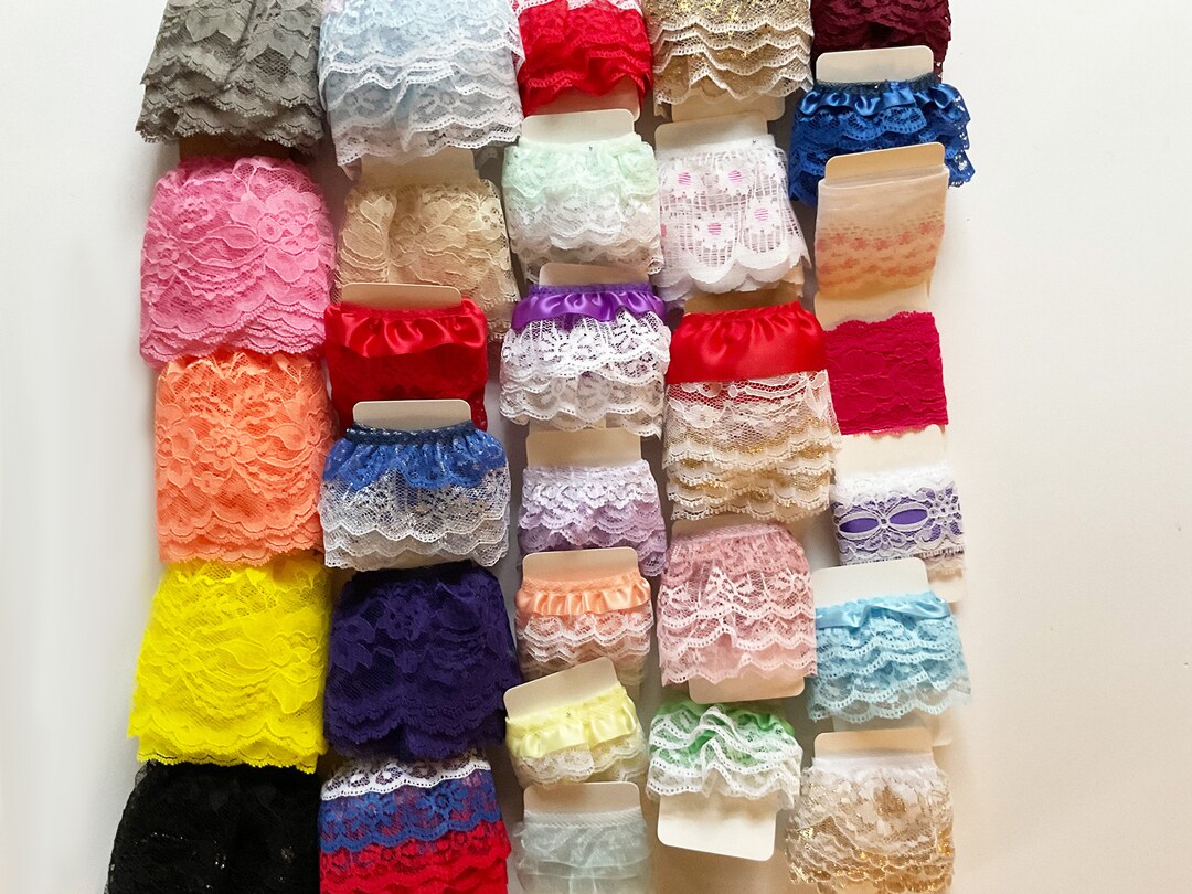 Sewing Gifts, Lace Trim Gift Box, 30 Piece Ruffled Lace Assortment ...