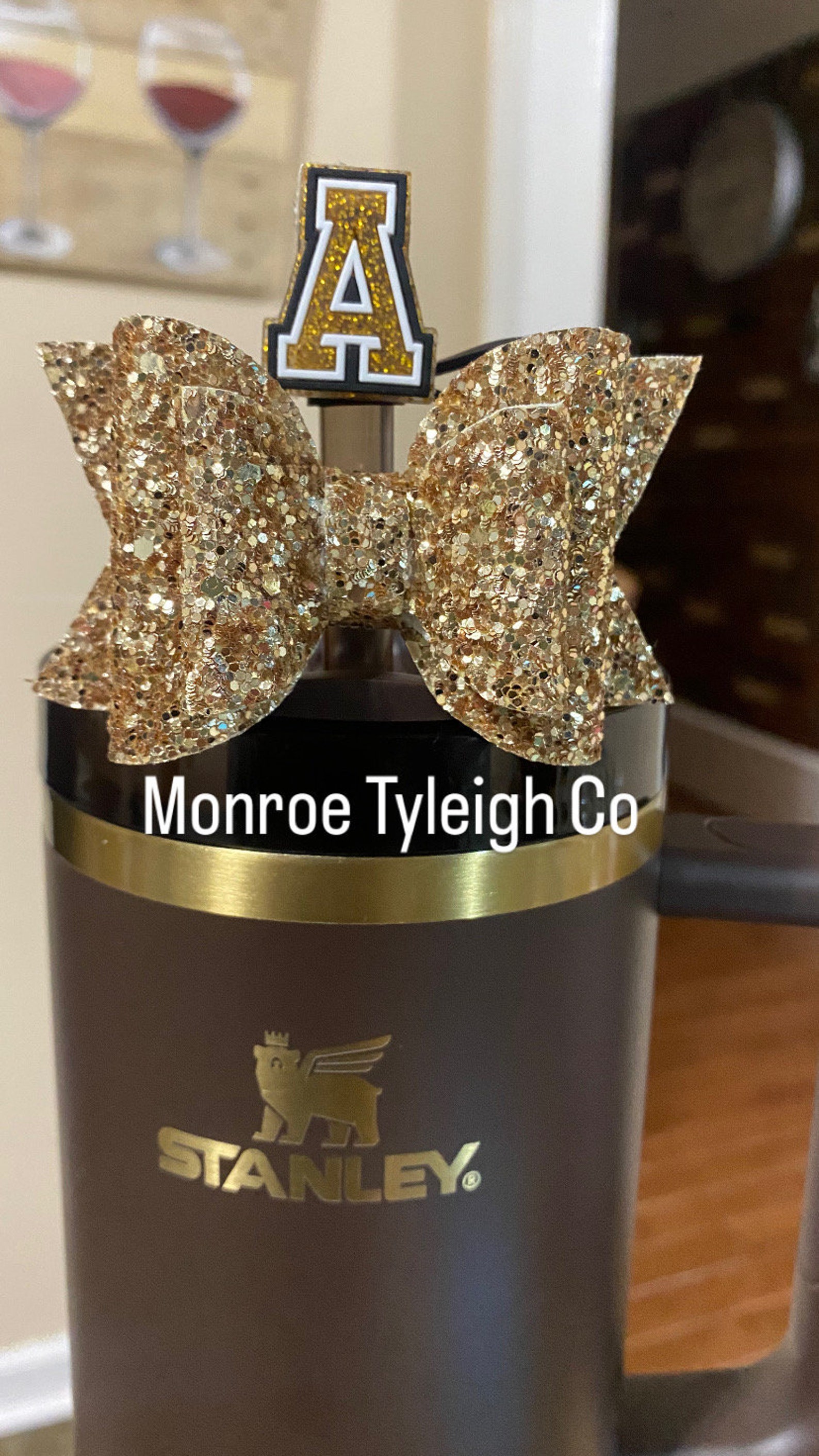 Straw Bow Topper / Straw Topper for Stanley Cups / Starbucks Straw ...