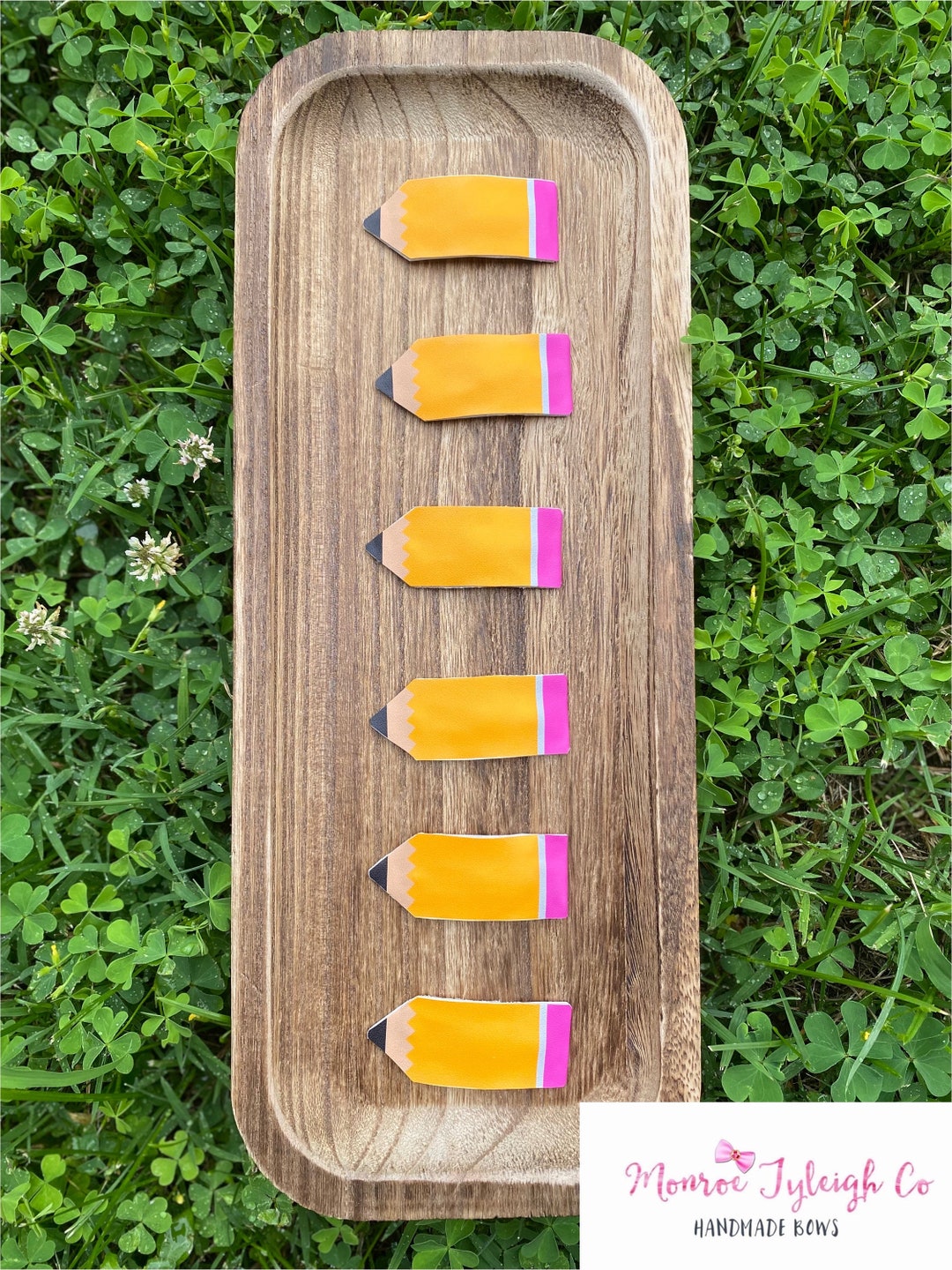 Pencil Snap Clips / Back to School Snap Clips - Etsy