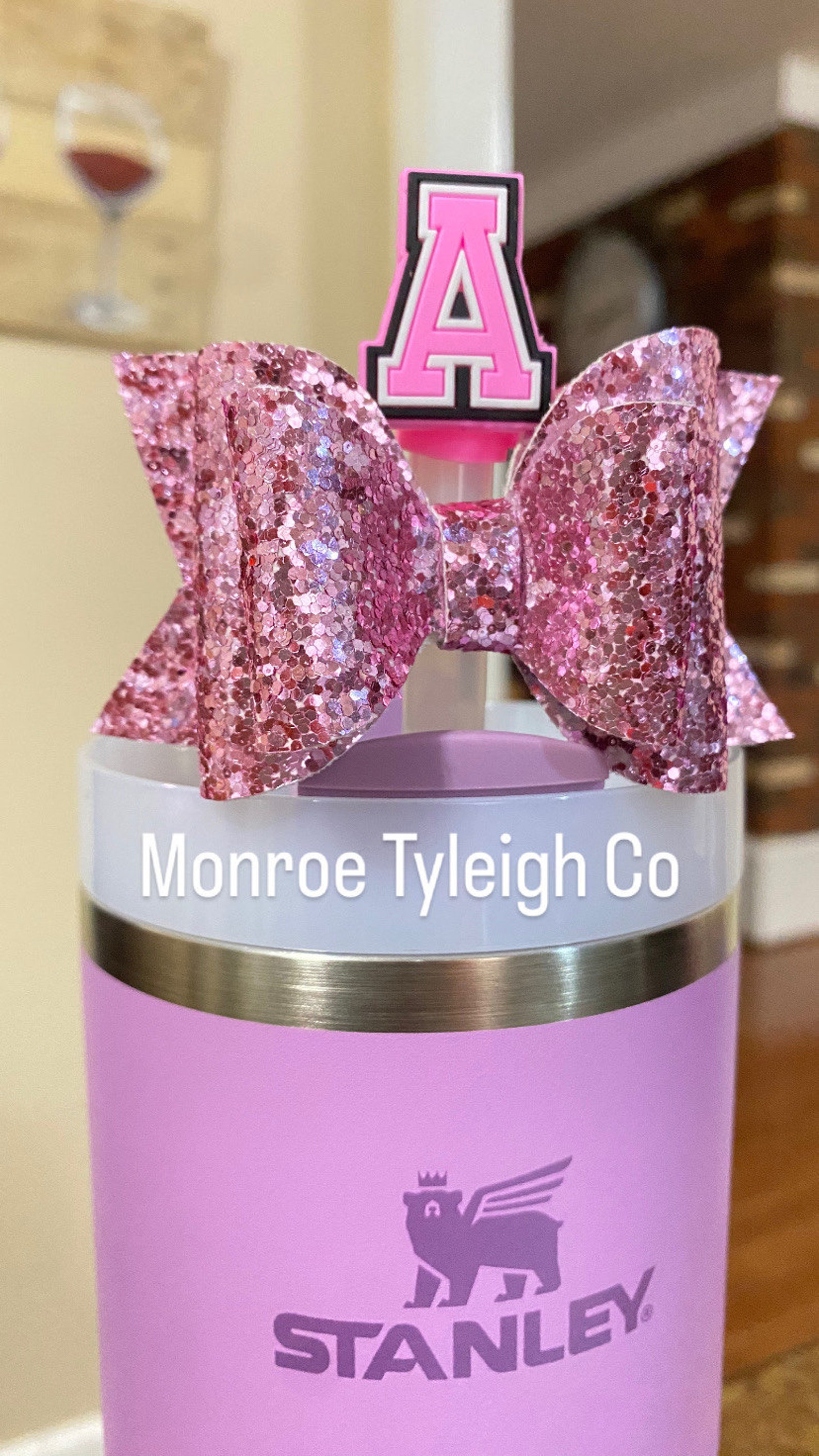 Straw Bow Topper / Straw Topper for Stanley Cups / Starbucks Straw ...