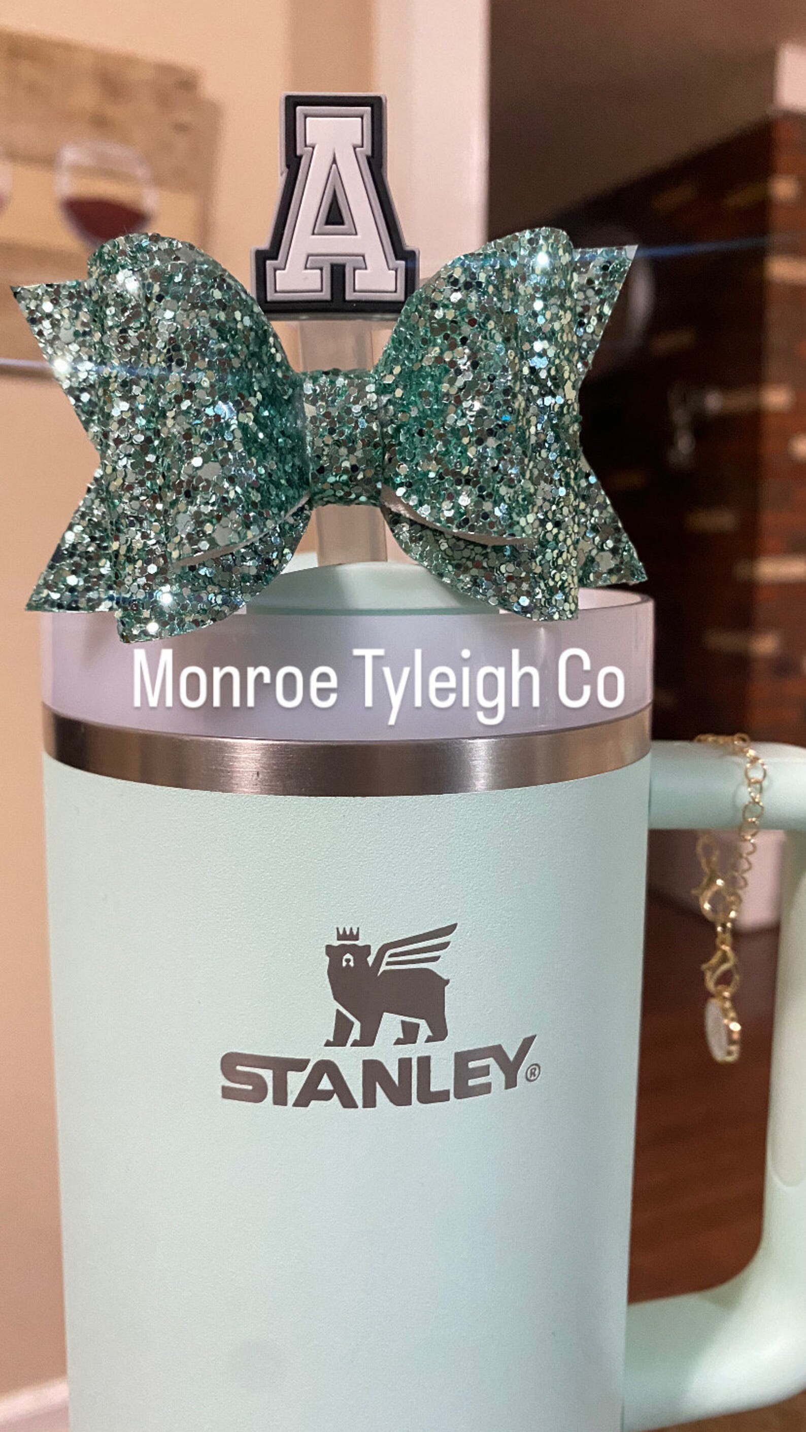 Straw Bow Topper / Straw Topper for Stanley Cups / Starbucks Straw ...