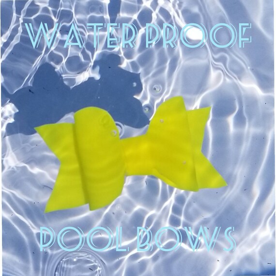 Waterproof / Jelly Bows / Pool Bows / Water Bows / Vacation | Etsy