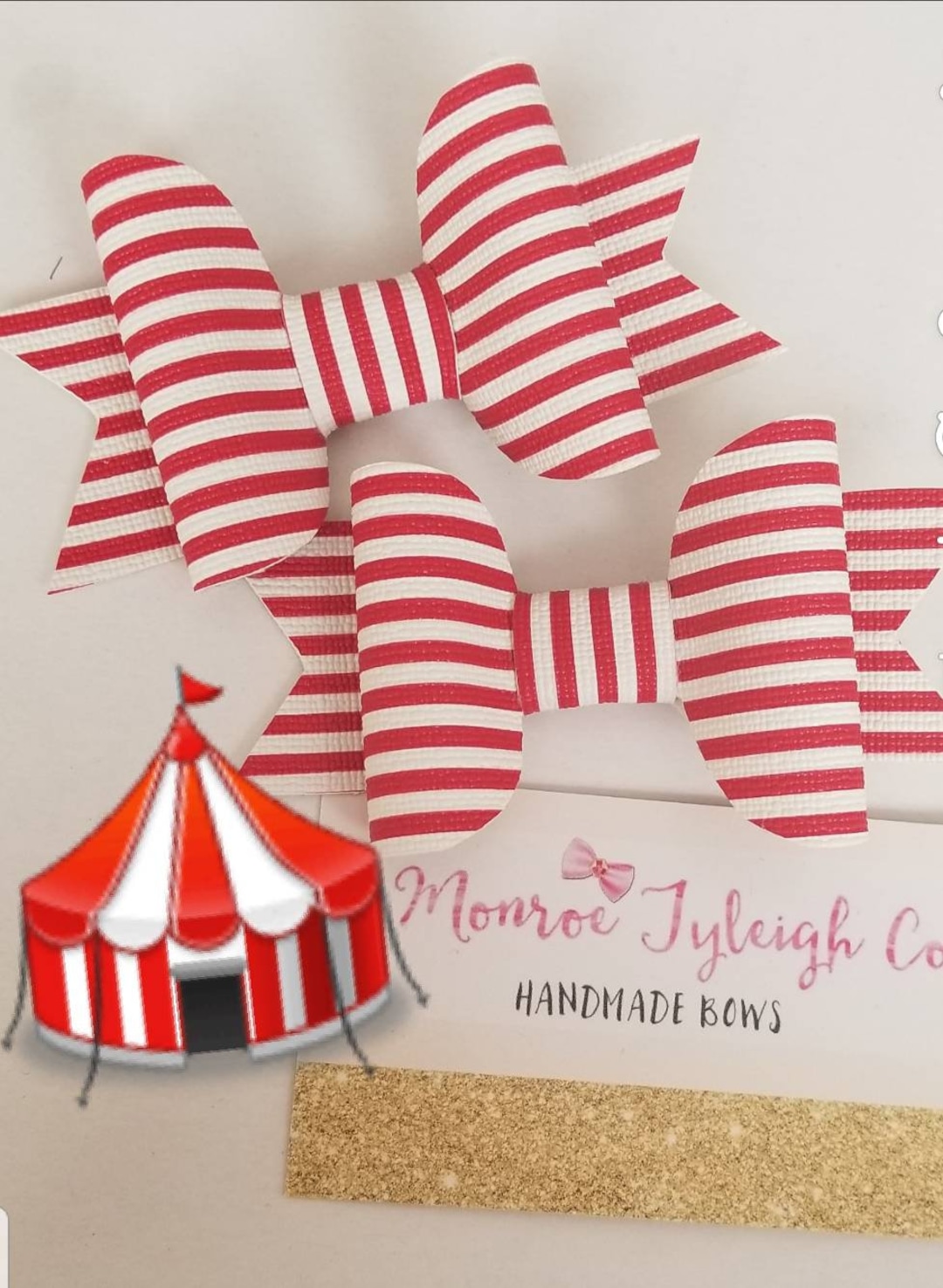 Circus Themed Hair Bows / Pig Tails / Headband / Circus Party ...
