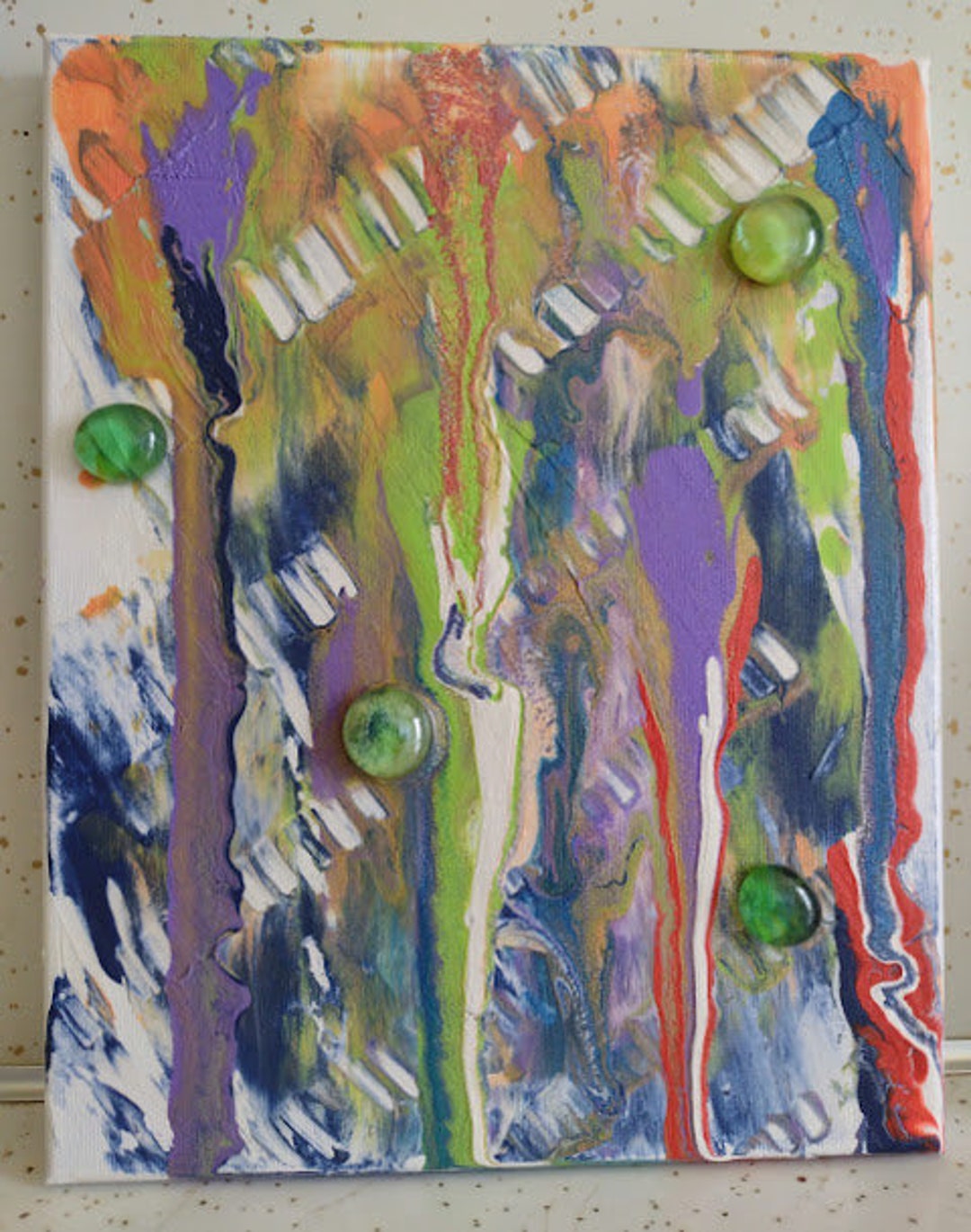 New York City Subway, New York Abstract, Train Tracks Painting - Etsy