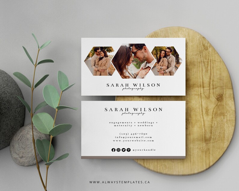 Photography Business Card Template Business Card Canva - Etsy