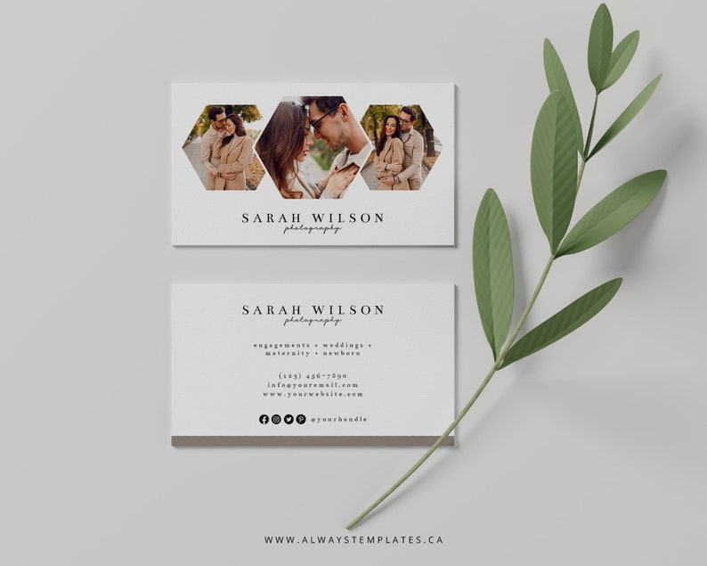 Photography Business Card Template Business Card Canva - Etsy