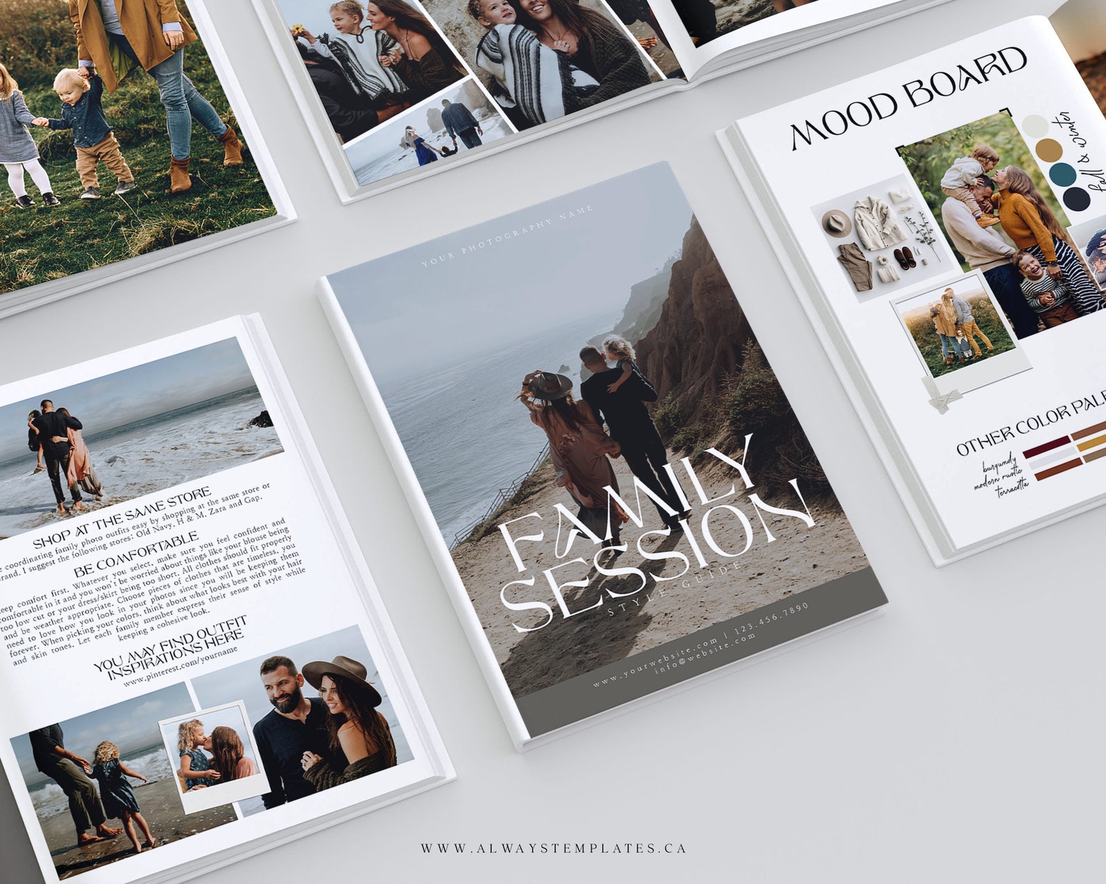 Family Photography Style Guide Magazine Template | Dusk - Etsy