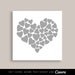Heart Photo Collage Template, Heart Shape Photo Collage, Valentine's ...