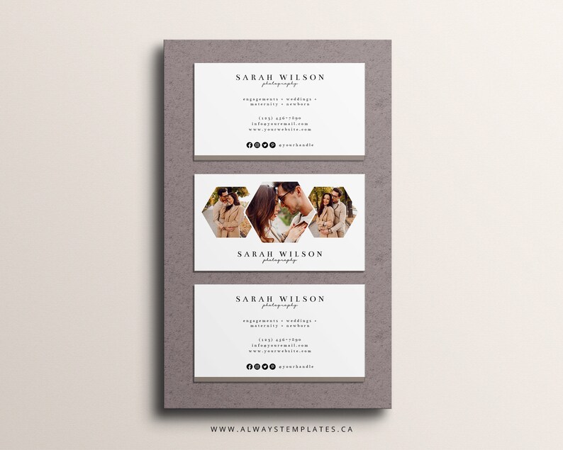 Photography Business Card Template Business Card Canva - Etsy