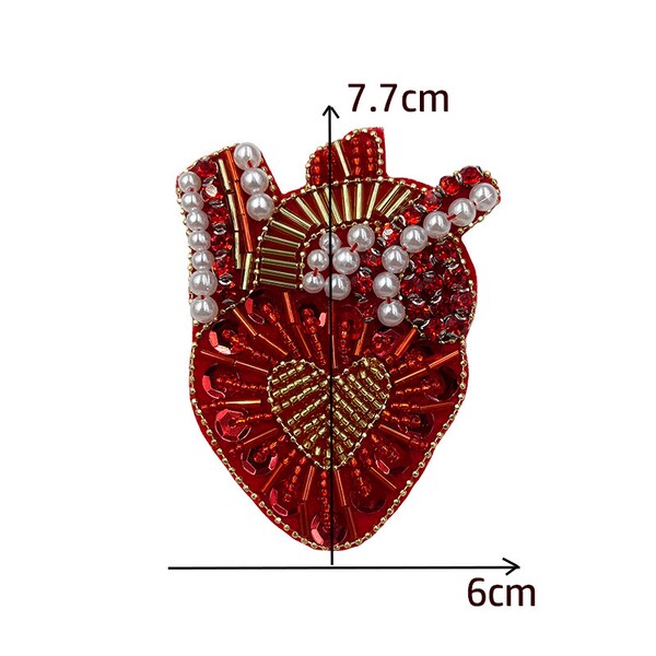 Sacred Heart Patch - Etsy