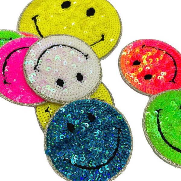 Smiley Face Applique - Etsy