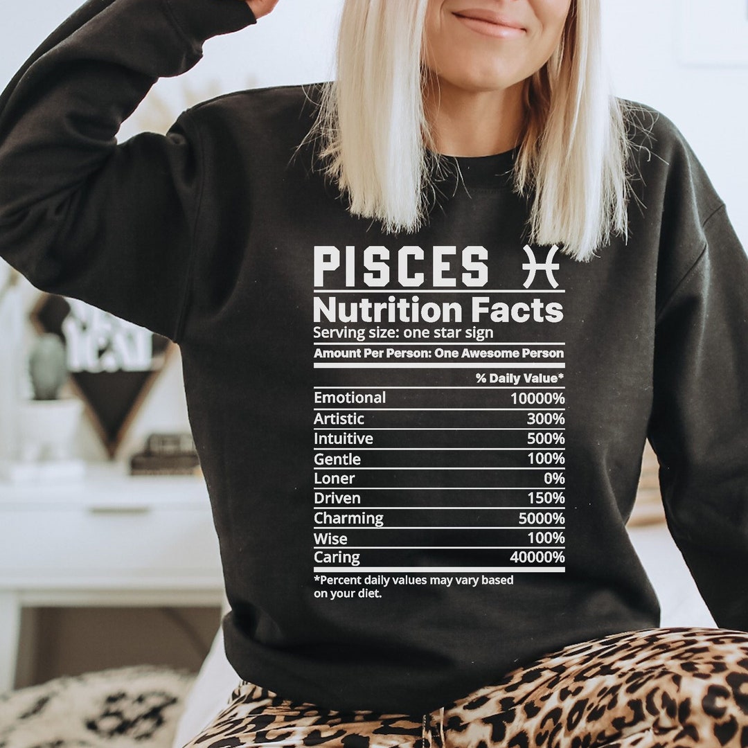 Pisces Birthday Gift, Astrology Birthday Gift, Pisces Sweatshirt, March ...