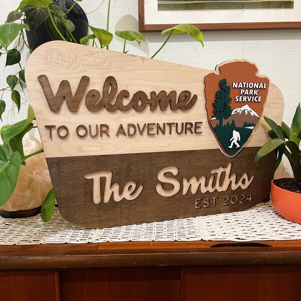 Custom Park Service Sign - Etsy