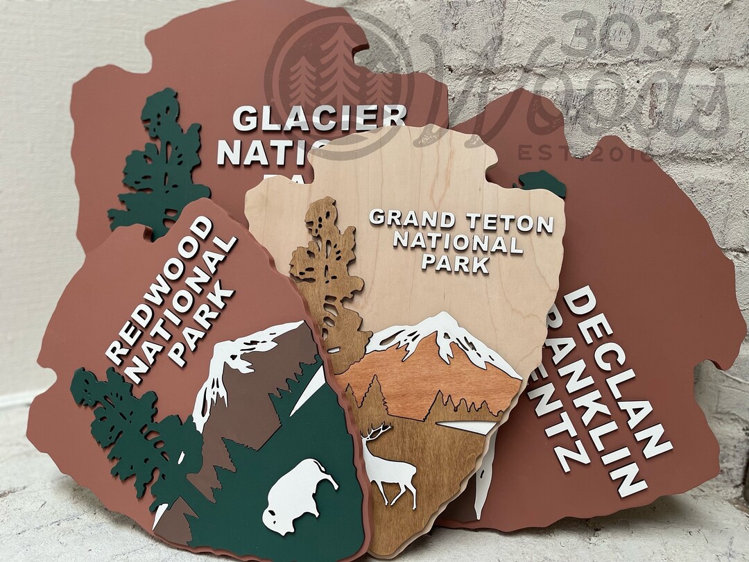 Customizable NPS Sign National Park Service Sign National Parks Wall ...