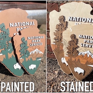 Custom National Park Kids Name Sign: Woodland Adventure Decor - Etsy