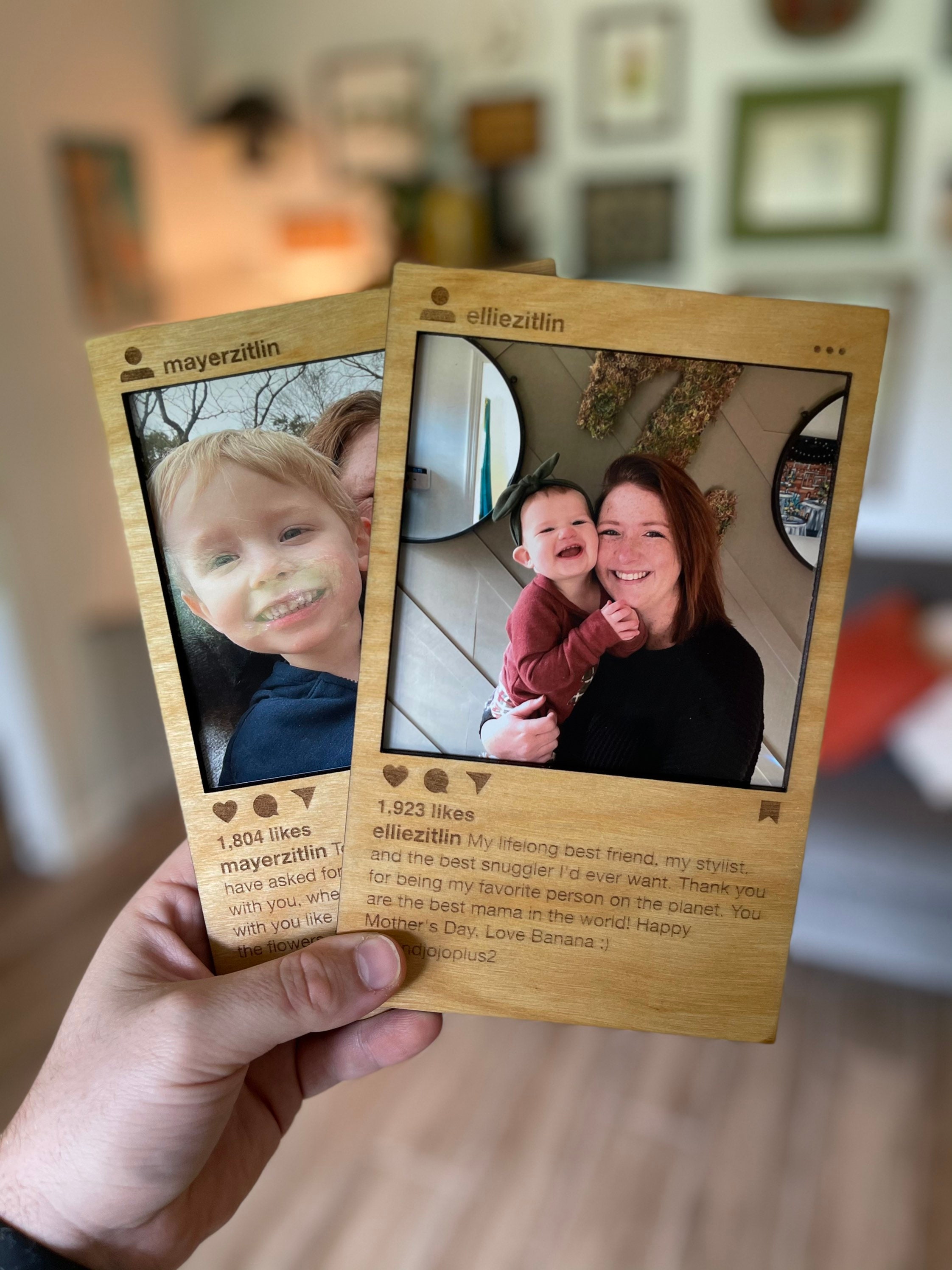 Social Media Picture Frame Customizable Picture Frame - Etsy