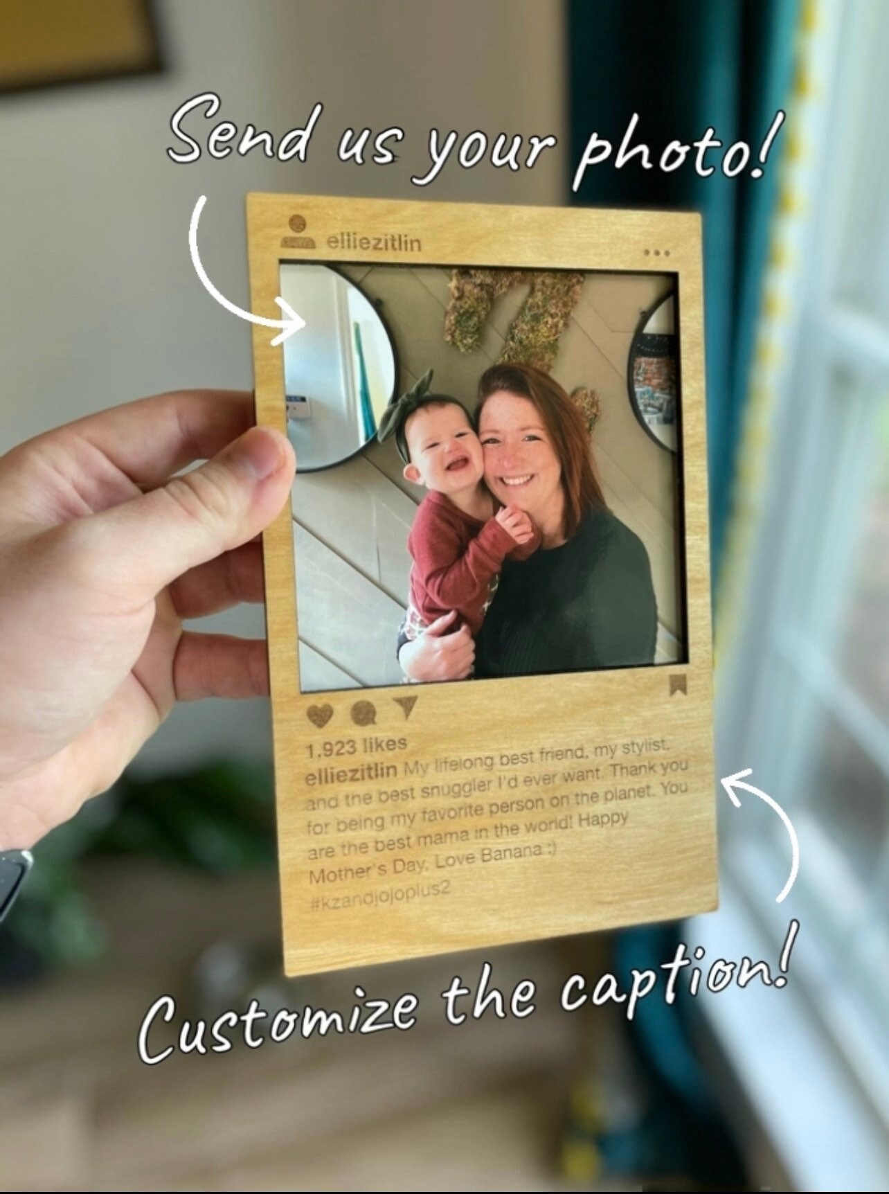 Social Media Picture Frame Customizable Picture Frame - Etsy