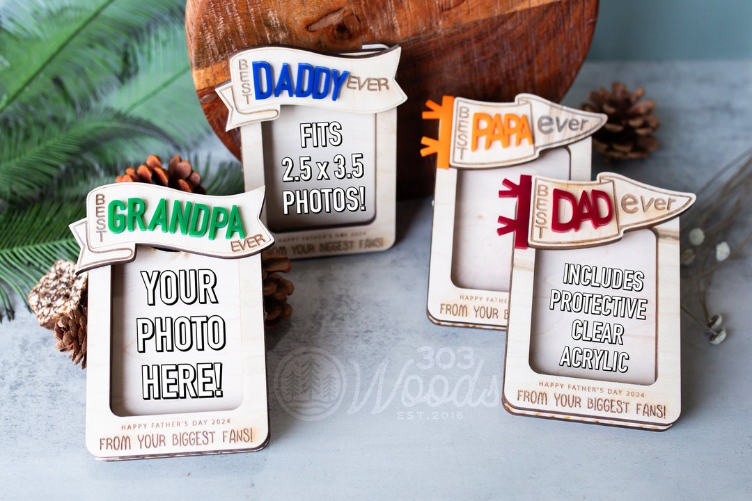 Personalized Picture Frame, Dad Visor Clip, Car Visor Picture Frame ...