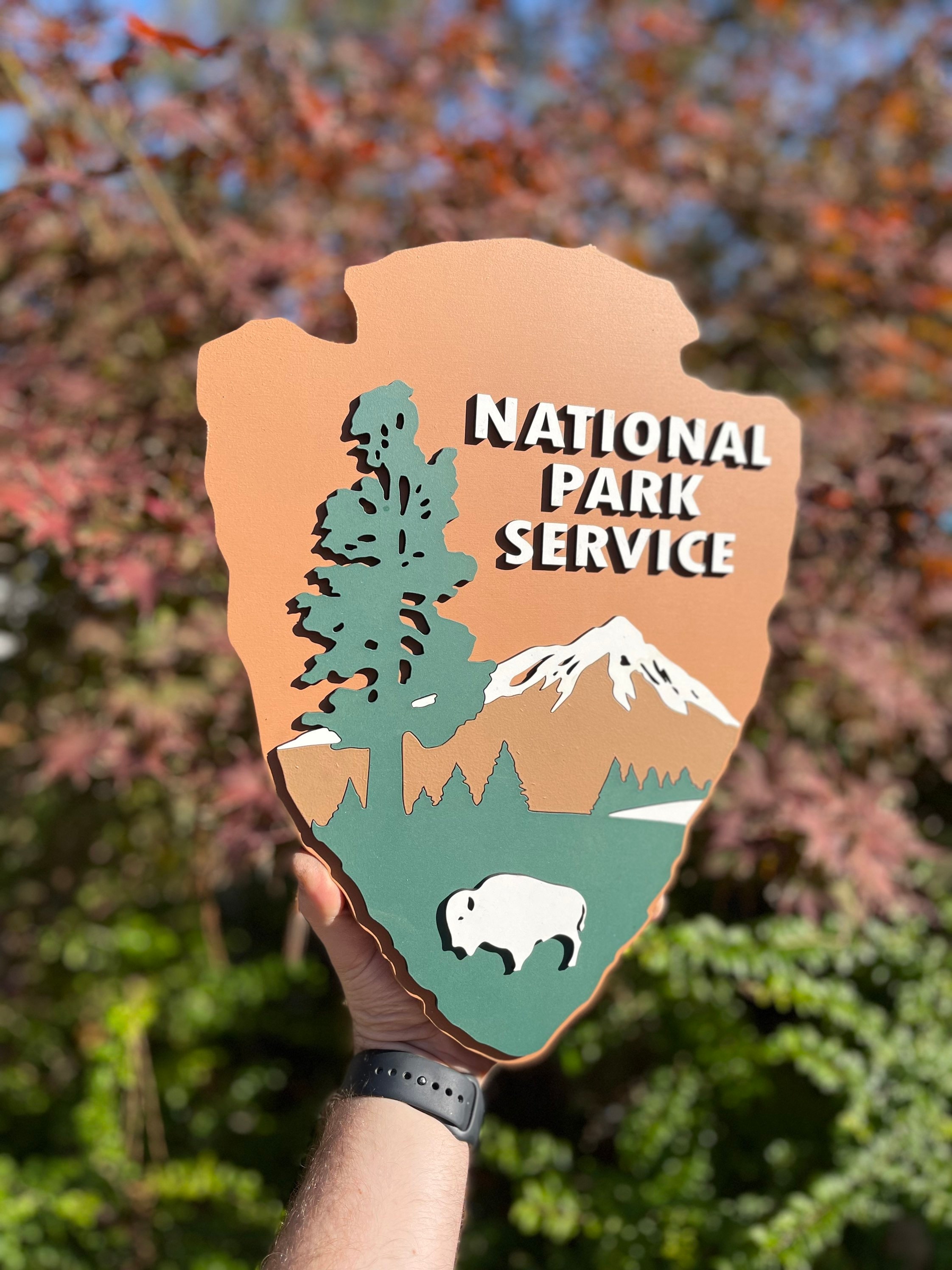 National Park Service Sign National Parks Wall Decor - Etsy