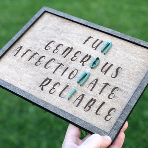 Custom Acrostic Art - Personalized Acrostic Art, Gift for Dad, Father's ...