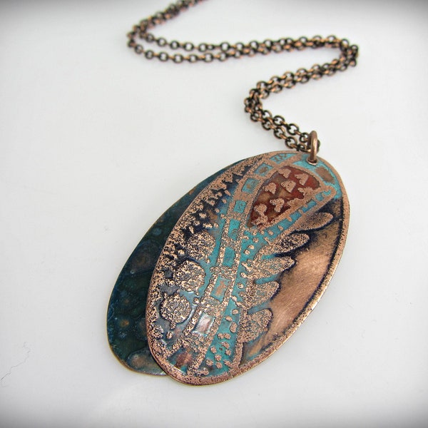 Copper Pendant - Etsy