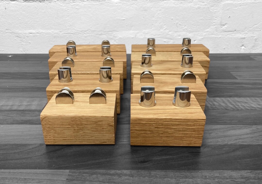 Tall Oak Display Clamp Stands for Displaying Glass Art Glass Fusion ...