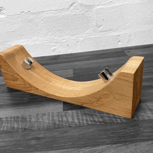 Circular 300mm Stand Holder Oak Clamp Style Display Stands for Glass ...
