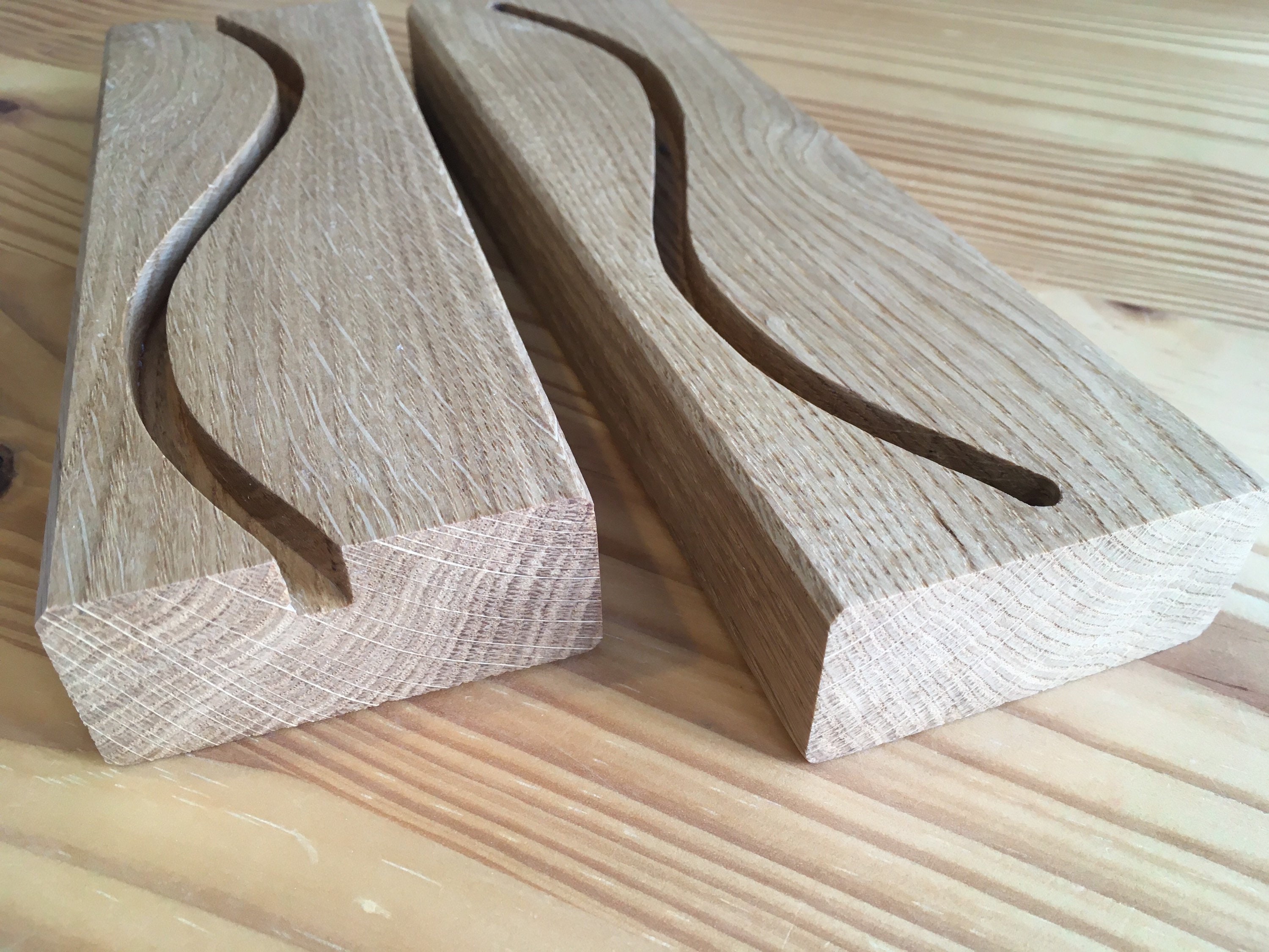 Wave Stand Glass Fusion Wooden Stand Kiln Dried Prime Oak Wave - Etsy