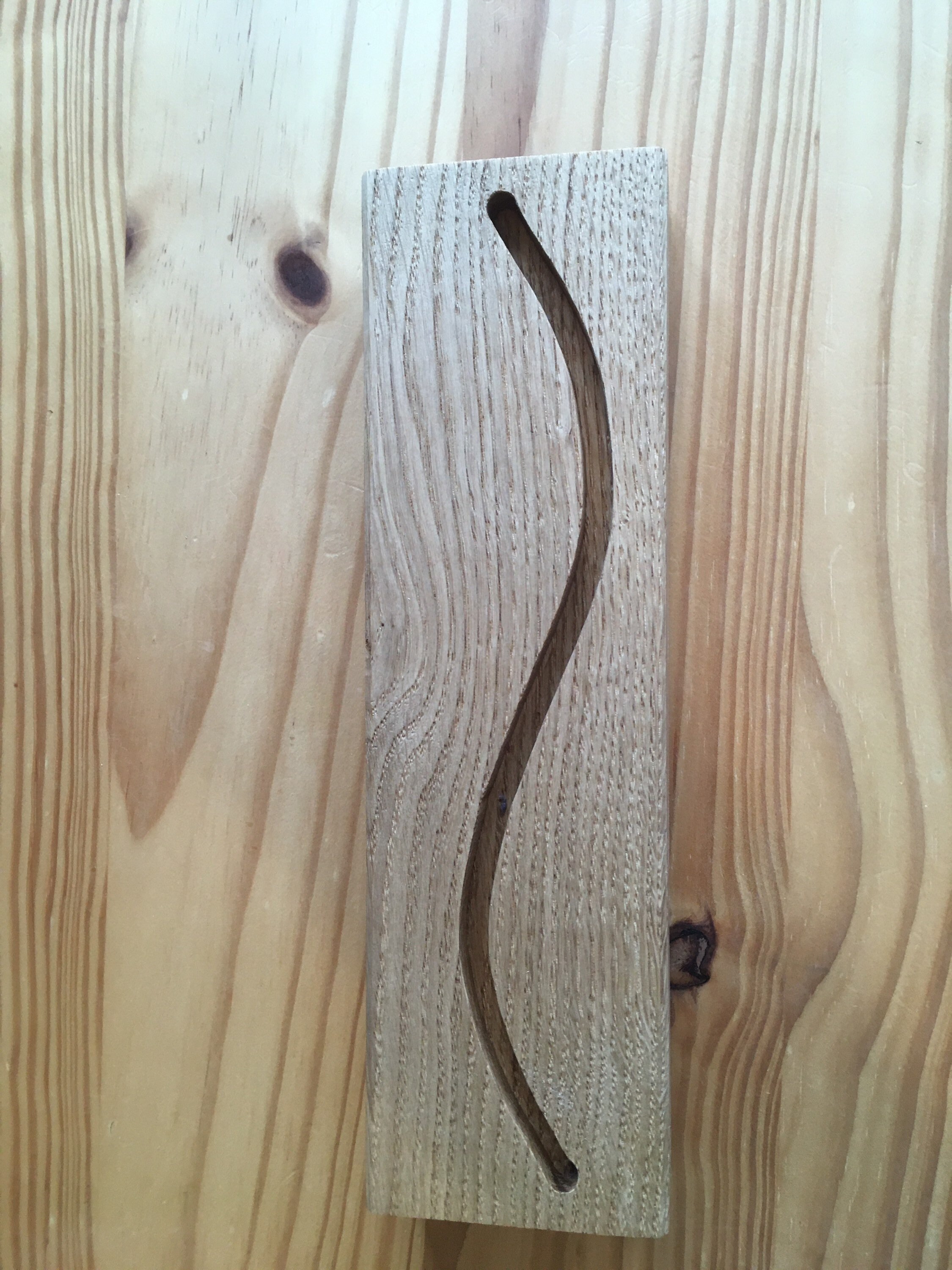 Wave Stand Glass Fusion Wooden Stand Kiln Dried Prime Oak Wave - Etsy