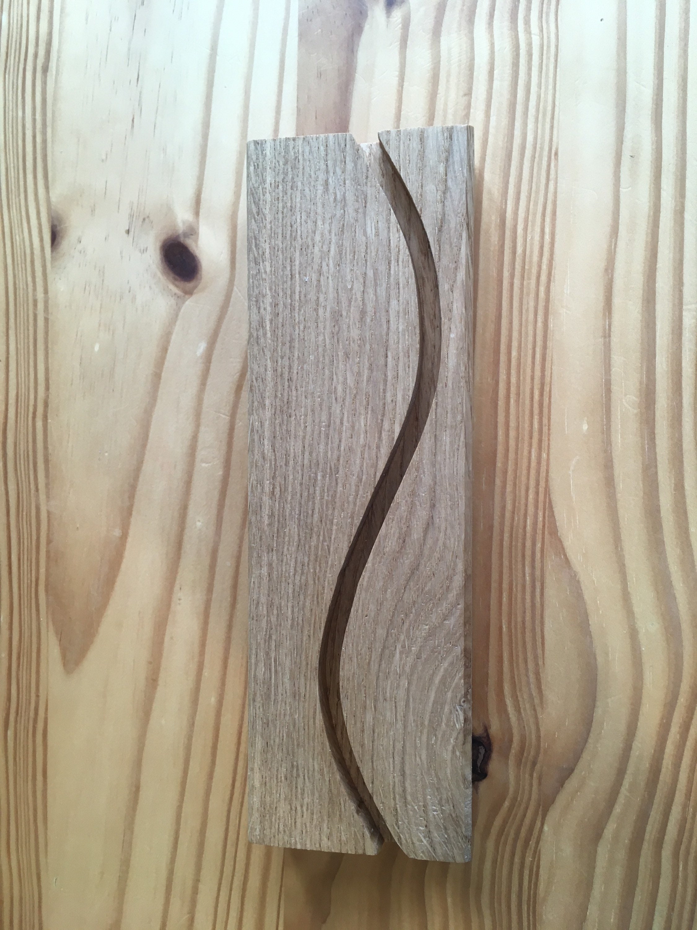 Wave Stand Glass Fusion Wooden Stand Kiln Dried Prime Oak Wave - Etsy