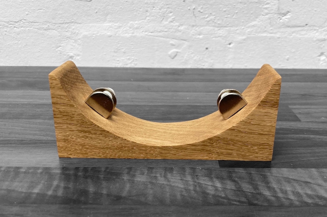 Circular 150mm Stand Holder Oak Clamp Style Display Stands for Glass ...