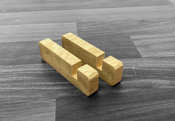 Glass Displaying feet Made From Oak. Pair of Feet' Used - Etsy UK