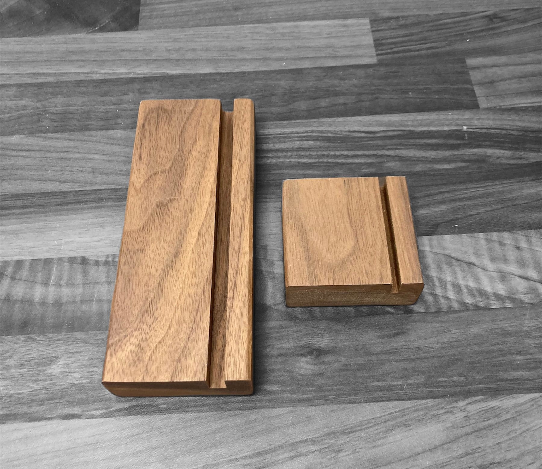 Walnut Display Stand for Glass Fusion Pieces. Wood Wooden Stands for ...