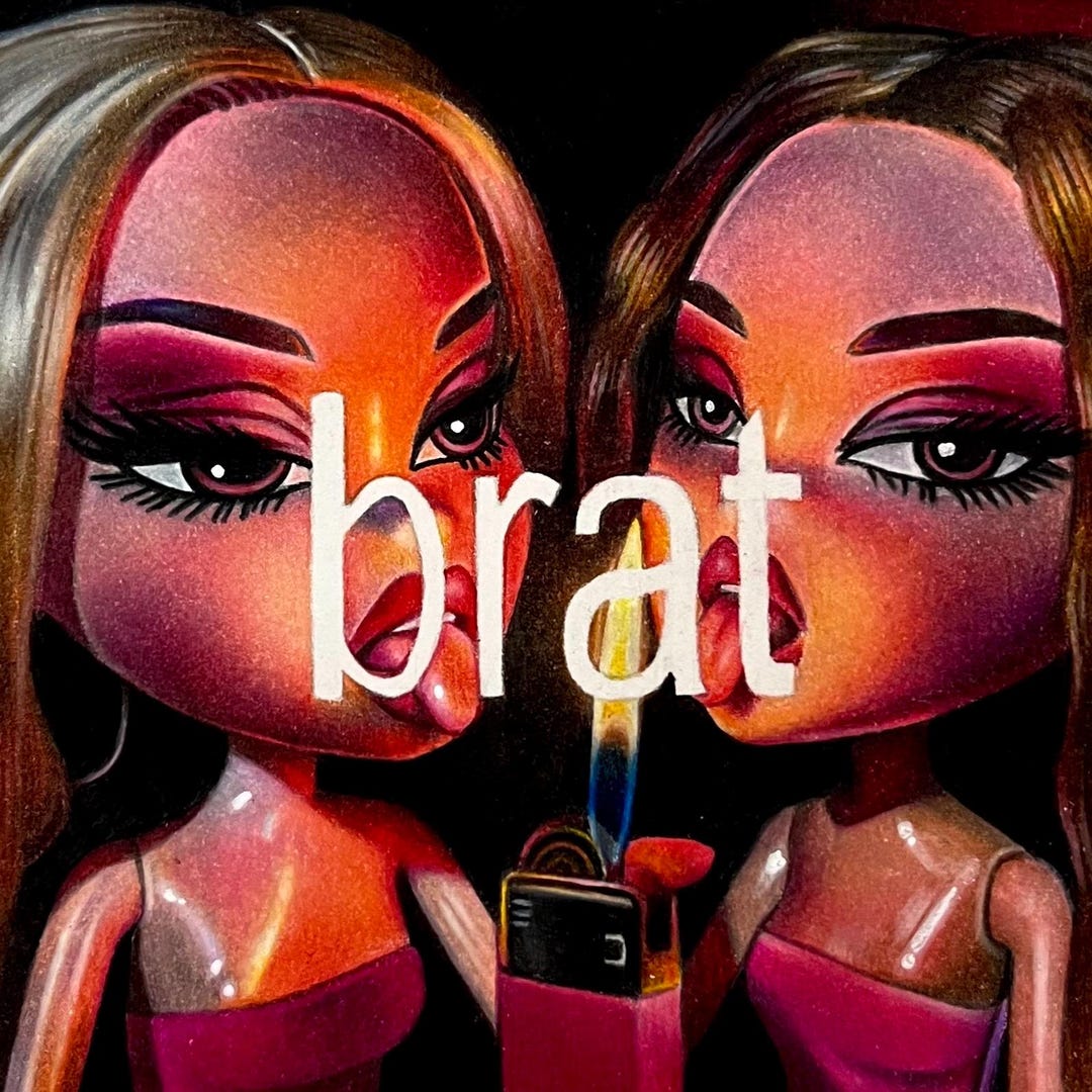 BRAT ART PRINT. - Etsy