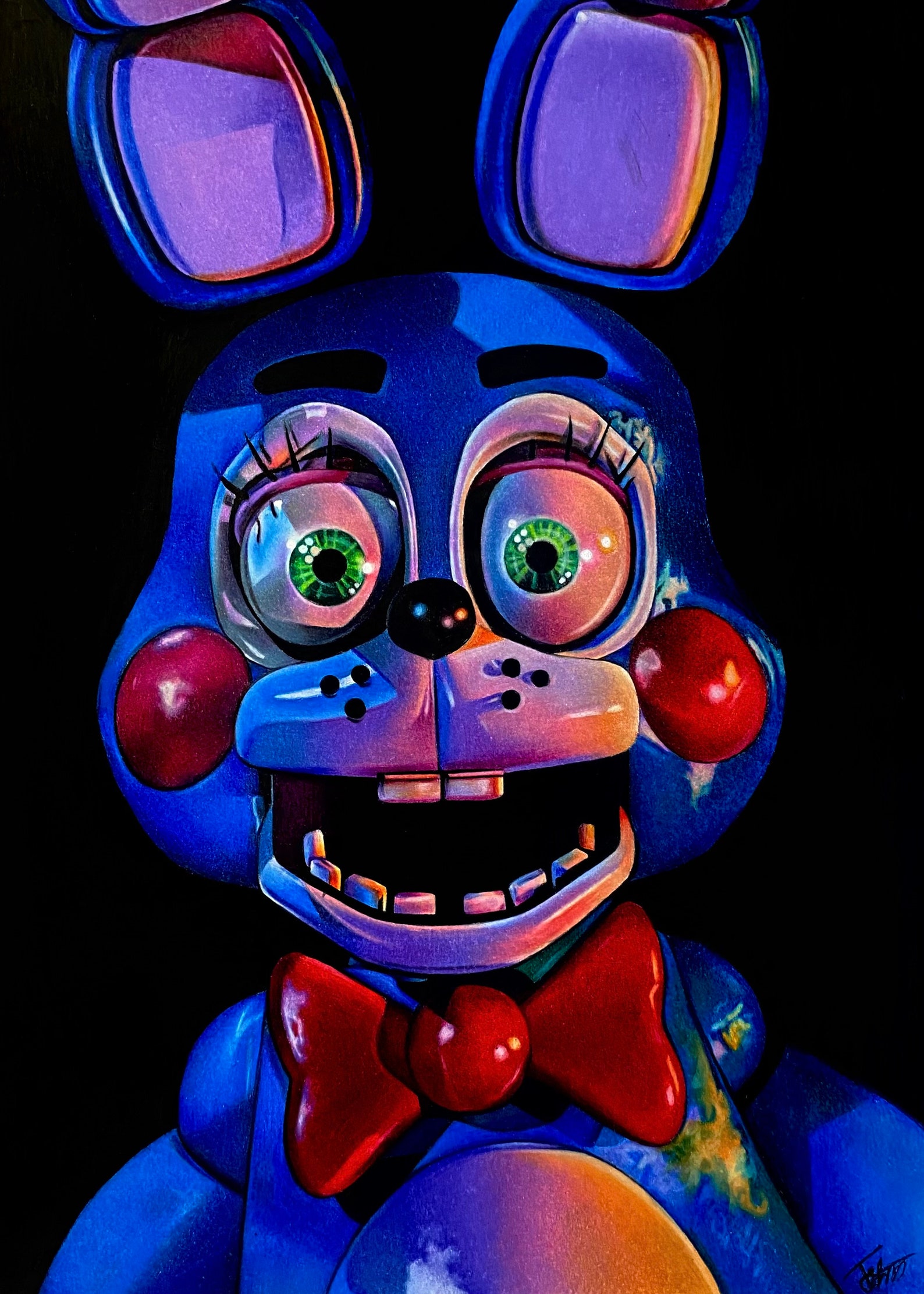 MINI Toy Bonnie Art Print (6”x4”) - Etsy