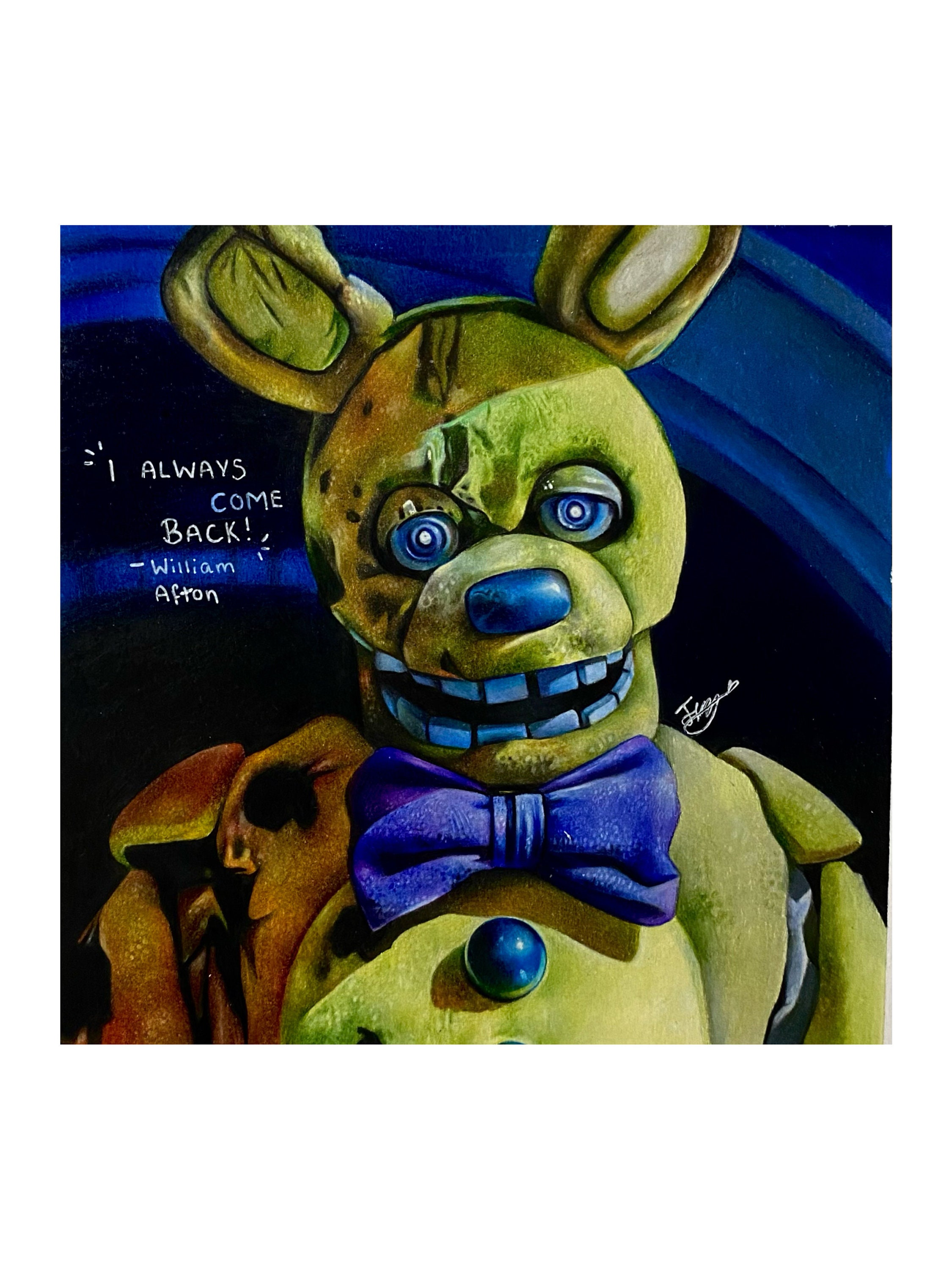 Springtrap William Afton Print 8x10 - Etsy