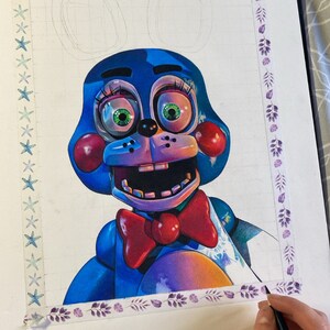 MINI Toy Bonnie Art Print (6”x4”) - Etsy