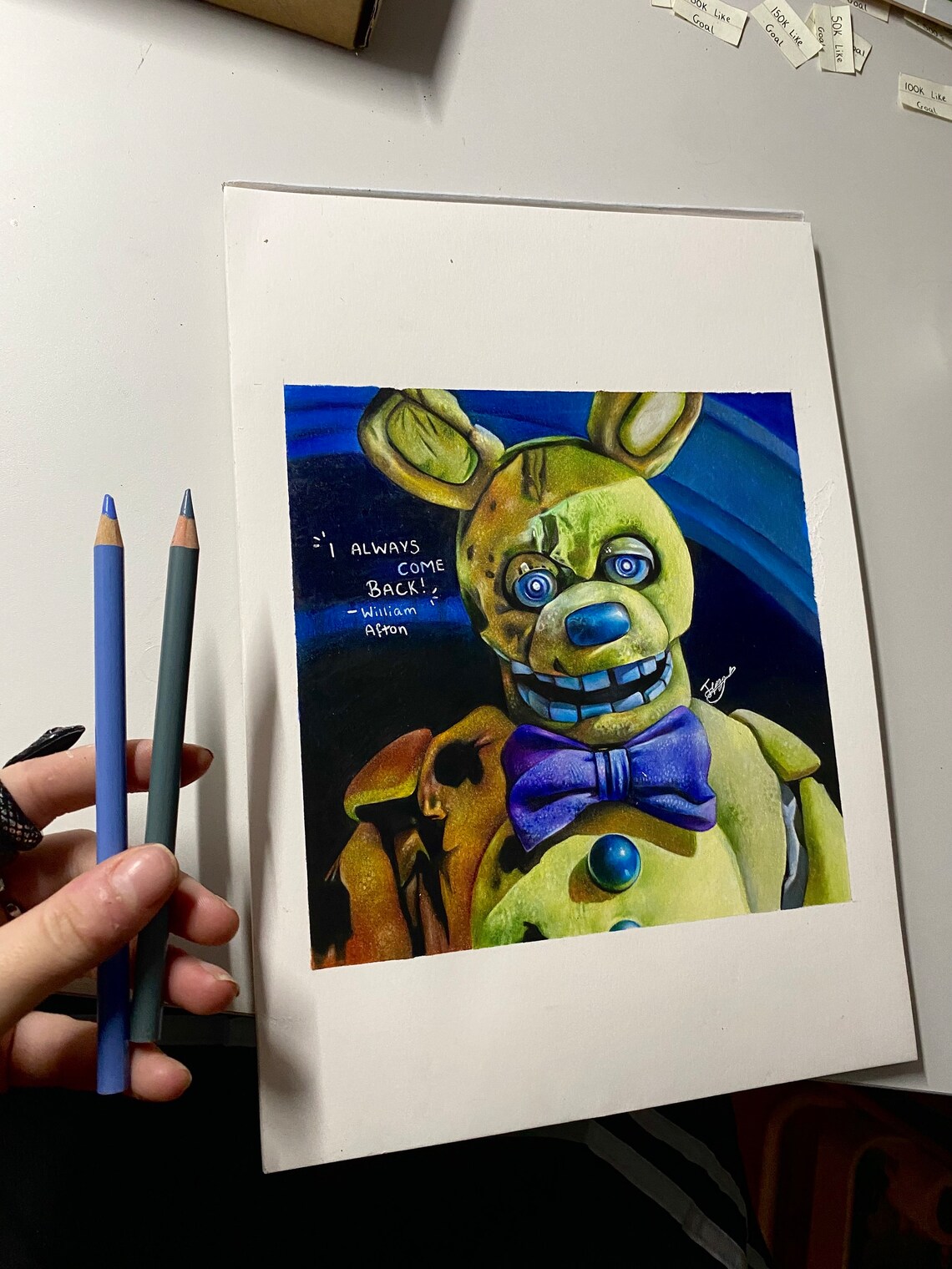 Springtrap William Afton Print 8x10 - Etsy