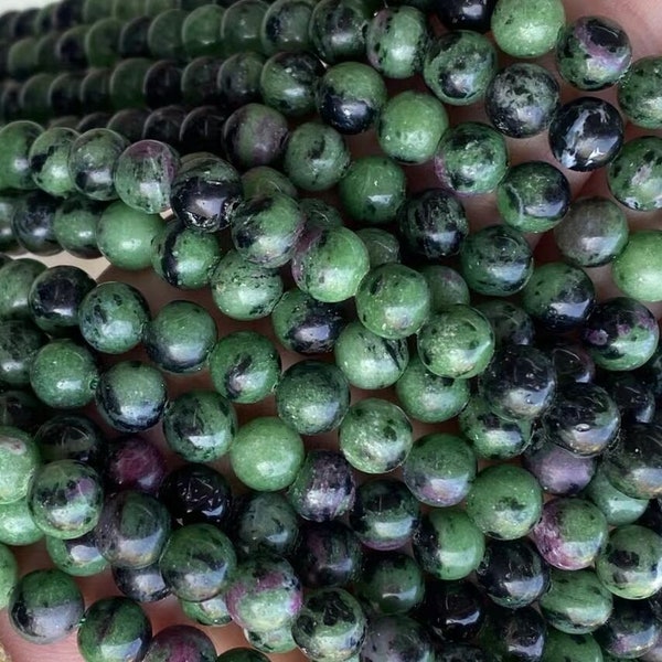 Ruby Zoisite Beads - Etsy