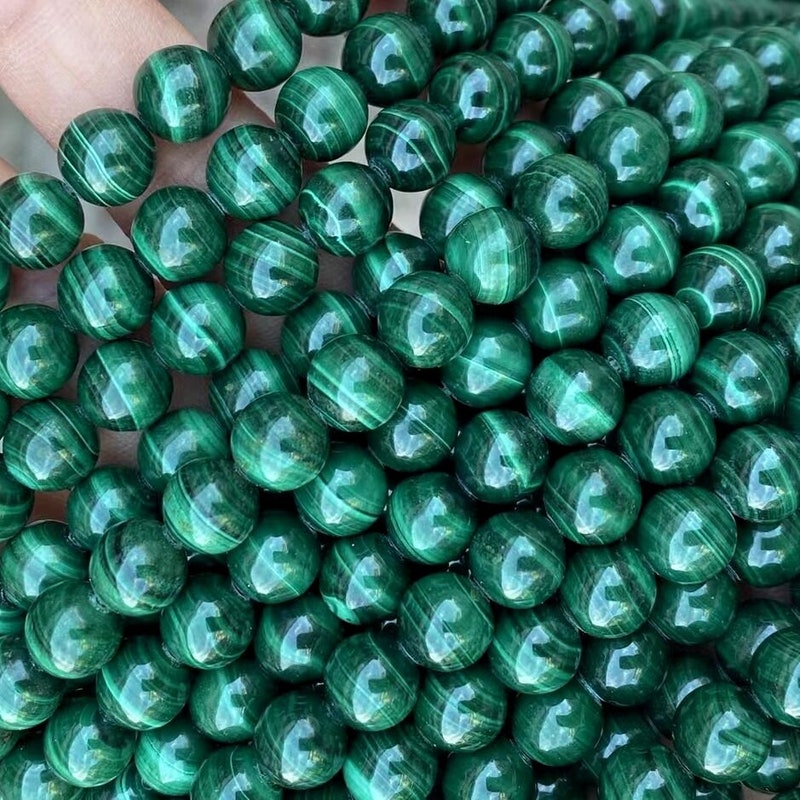 Malachite Beads - Etsy