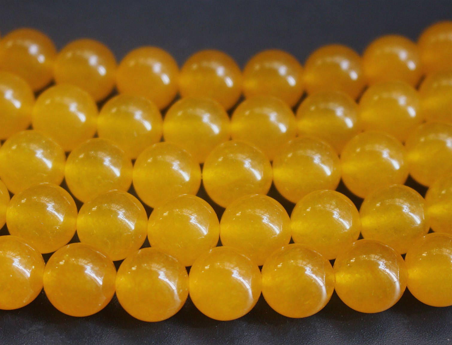 Yellow Color Malaysian Jade Smooth Round Beads 4mm - Etsy