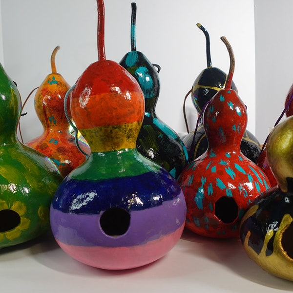 Gourd Bird House - Etsy