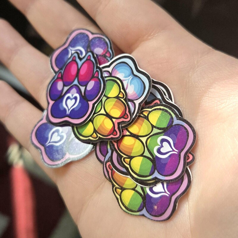 Furry Stickers - Etsy