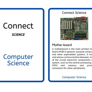 Computer Science Printable Learning / Revision Cards 111 Card Deck With ...
