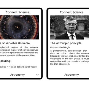 Astronomy Printable Learning / Revision Cards 80 Card Deck With Cheat ...